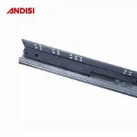 China ANDISI Soft Close Undermount Drawer Slide 500mm 30kg Load Capacity Galvanized Steel for sale
