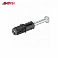China M8 Steel Plastic Mini Fix Fast Joint Connector Bolts for Cabinet Furniture 34mm for sale
