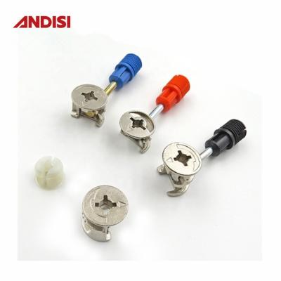 China 2 in 1 Cam Lock Mini Fix Fasteners 15mm Connecting Rod for Furniture Assembly for sale