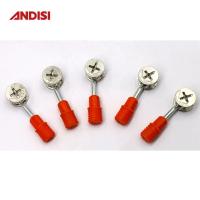 China 2 in 1 Cam Lock Mini Fix Fasteners 15mm Connecting Rod for Furniture Assembly for sale
