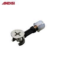 China ANDISI CA50 Zinc Alloy 3 in 1 Connectors for 16-18mm Board Furniture Hardware for sale