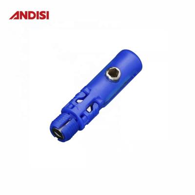 China Zinc Alloy Panel Connector CA50A for 16-18mm Board Furniture Fittings Blue White Finish for sale
