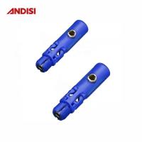 China Zinc Alloy Panel Connector CA50A for 16-18mm Board Furniture Fittings Blue White Finish for sale