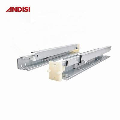 China ANDISI 500mm Cold Rolled Steel Soft Close Undermount Drawer Slide 35KGS Load Capacity for American Furniture for sale