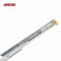 China ANDISI 500mm Cold Rolled Steel Soft Close Undermount Drawer Slide 35KGS Load Capacity for American Furniture for sale