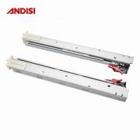 China ANDISI 500mm Cold Rolled Steel Soft Close Undermount Drawer Slide 35KGS Load Capacity for American Furniture for sale