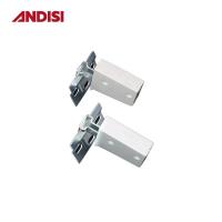 China Wall Mounted Hanger Hook for Cabinet Furniture Steel Plastic Nickel Plated Finish 2 Pack for sale