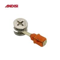 China Zinc Plated M10 M8 Quick Assembly Furniture Connector Screw Bolt Cam Lock Dowel 16-18mm for sale