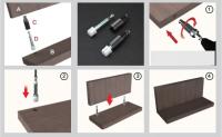 China ANDISI Hidden Cabinet Connector CA59A Steel PA6 for 16-18mm Board Furniture Hardware for sale