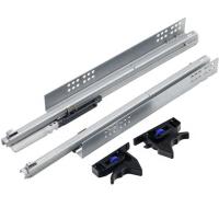 China ANDISI Undermount Drawer Slides Soft Close Concealed Hidden 45kg Full Extension Furniture Slide for sale