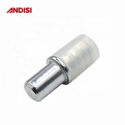 China Functional Furniture Connecting Fitting 5x16 Transparent Plastic Cap Cabinet Support for sale