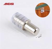 China Functional Furniture Connecting Fitting 5x16 Transparent Plastic Cap Cabinet Support for sale