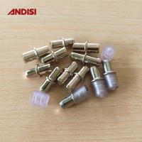 China Functional Furniture Connecting Fitting 5x16 Transparent Plastic Cap Cabinet Support for sale