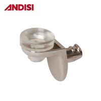 China Dia 5mm Zinc Alloy PVC Glass Shelf Support Bracket for Wooden Display Cabinet for sale