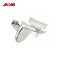 China Dia 5mm Zinc Alloy PVC Glass Shelf Support Bracket for Wooden Display Cabinet for sale