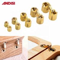 China Brass 180 Degree Barrel Pin Hinge for Wooden Gift Boxes and Hidden Doors 40mm for sale