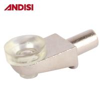 China Zinc Alloy 6mm Shelf Support Peg for Glass Clamp Bracket Furniture Hardware for sale