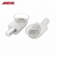 China Zinc Alloy 6mm Shelf Support Peg for Glass Clamp Bracket Furniture Hardware for sale