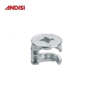 China Durable Nylon Connector Screw Bolt Cabinet Cam Lock Fasteners for Furniture KD Fittings 15mm for sale
