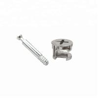 China Durable Nylon Connector Screw Bolt Cabinet Cam Lock Fasteners for Furniture KD Fittings 15mm for sale