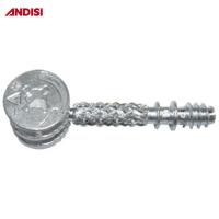 China Durable Nylon Connector Screw Bolt Cabinet Cam Lock Fasteners for Furniture KD Fittings 15mm for sale