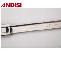 China Full Extension Ball Bearing Drawer Slide 300-600mm Length 45kg Load Capacity Zinc Plated Finish for sale