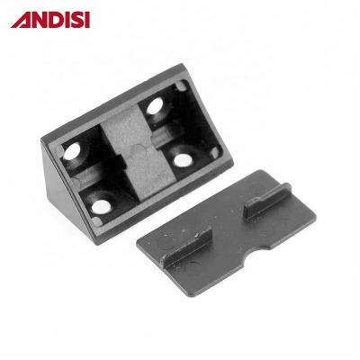 China ABS Plastic Shelf Bracket Corner Connectors GA47 for Furniture Cabinet 3 Colors for sale