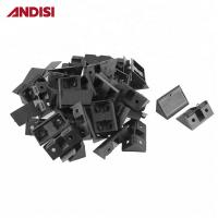 China ABS Plastic Shelf Bracket Corner Connectors GA47 for Furniture Cabinet 3 Colors for sale
