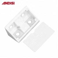 China ABS Plastic Shelf Bracket Corner Connectors GA47 for Furniture Cabinet 3 Colors for sale