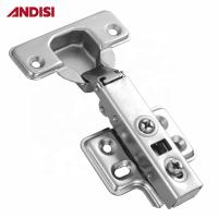 China 35mm Cup Iron Hydraulic Soft Close Cabinet Hinge Clip On for Kitchen Cupboard 110 Degree for sale