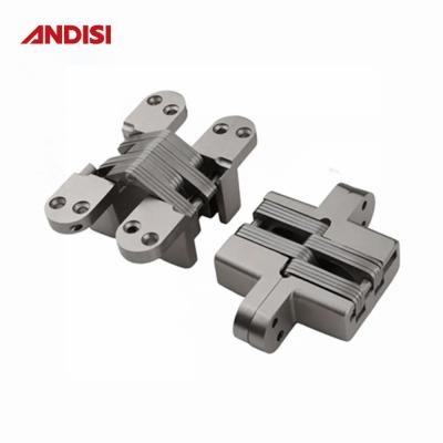 China Zinc Alloy Pivot Hidden Butt Hinge Special Type Invisible Hinge for Furniture KA07 for sale
