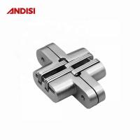 China Zinc Alloy Pivot Hidden Butt Hinge Special Type Invisible Hinge for Furniture KA07 for sale