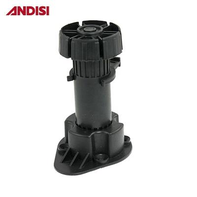 China ANDISI Adjustable Plastic Plinth Leg Feet for Kitchen Cabinets 96-185mm Height ABS PP for sale