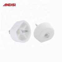 China Floating Shelf Screw Holder Steel Plastic Shelf Supports White Brown Bronze EA42 for sale