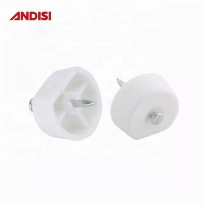 China Floating Shelf Screw Holder Steel Plastic Shelf Supports White Brown Bronze EA42 for sale