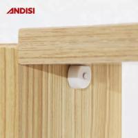 China Floating Shelf Screw Holder Steel Plastic Shelf Supports White Brown Bronze EA42 for sale