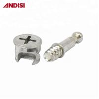 China Zinc Plated Cam Lock Fasteners 3 in 1 Mini Fix Furniture Hardware Accessories KD Fitting for sale