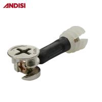 China Zinc Plated Cam Lock Fasteners 3 in 1 Mini Fix Furniture Hardware Accessories KD Fitting for sale