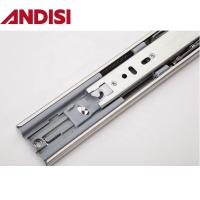 China OEM 45kg Load Capacity Full Extension Soft Close 45mm Ball Bearing Drawer Rail Slide for sale