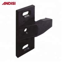 China Black Plastic Quick Joint Connection Fittings for Office Cabinet Assembly GA67A+B for sale