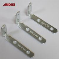 China Steel L Shape Connector Bracket for Wood Furniture 67x39x12mm Zinc Plated for sale