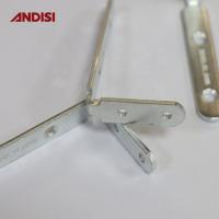 China Steel L Shape Connector Bracket for Wood Furniture 67x39x12mm Zinc Plated for sale