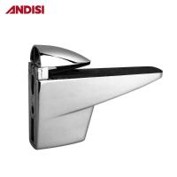 China Zinc Alloy Chrome Glass Shelf Clamp Bracket Adjustable F Shape Glass Holder Clip FA48 for sale