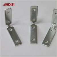China Zinc Plated Steel Right Angle Corner Bracket 46.5x46.5x13mm for Wood Cabinet Shelf for sale