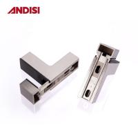 China Zinc Alloy Steel Glass Clamp Adjustable Height 0-42mm L-Shaped Glass Shelf Bracket Support for sale
