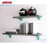 China Zinc Alloy Steel Glass Clamp Adjustable Height 0-42mm L-Shaped Glass Shelf Bracket Support for sale