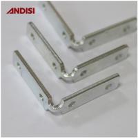 China Zinc Plated Steel Right Angle Corner Bracket 46.5x46.5x13mm for Wood Cabinet Shelf for sale