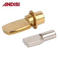 China Nickel Plated Steel L Shape Furniture Joint 5mm 7mm Shelf Support Connector for sale