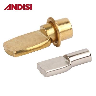 China Nickel Plated Steel L Shape Furniture Joint 5mm 7mm Shelf Support Connector for sale