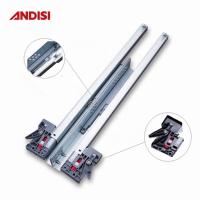 China ANDISI Undermount Drawer Slide Soft Close Push to Open 35kg Load Capacity 300-600mm for sale